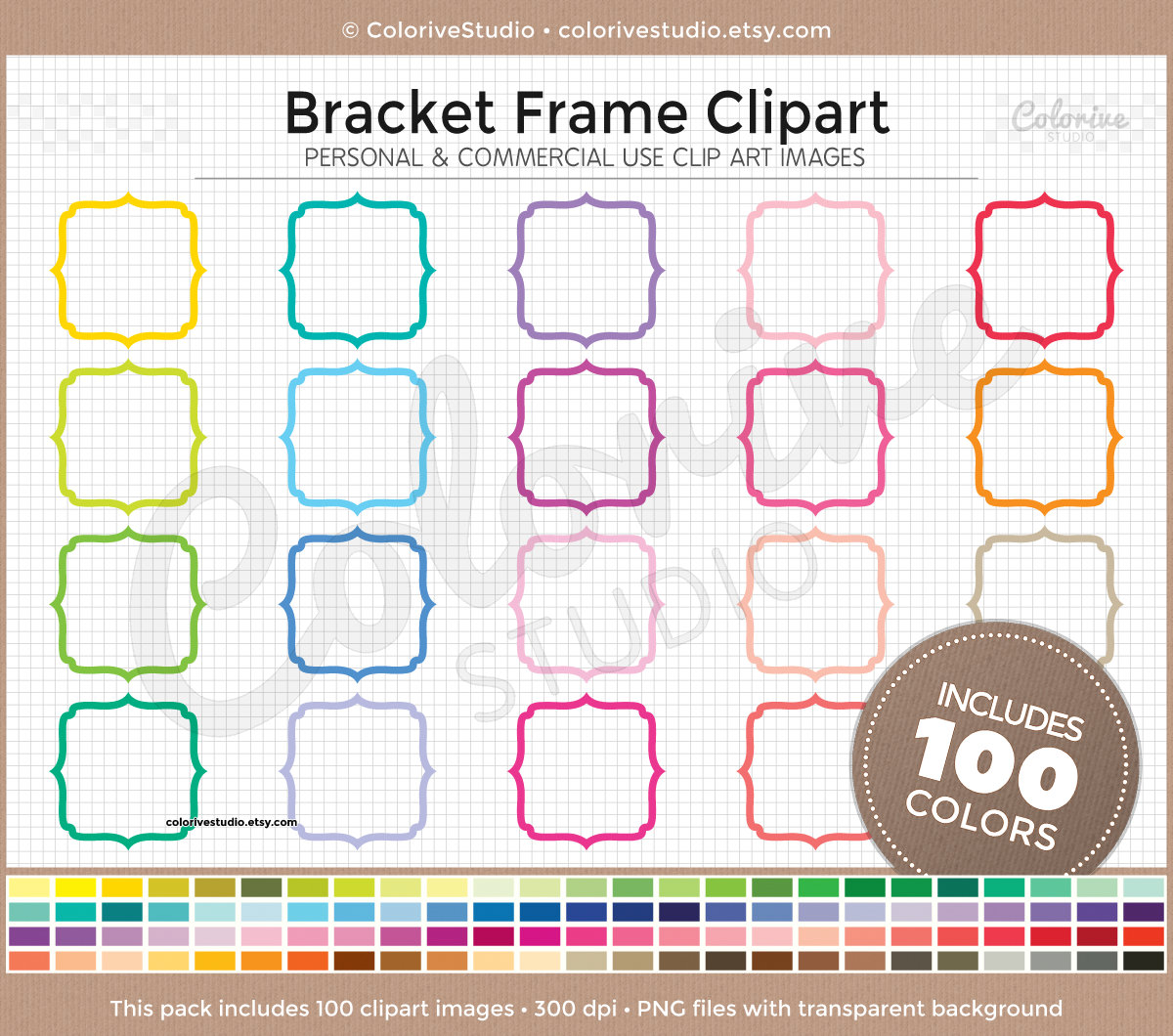 Bracket Frame Clipart Free