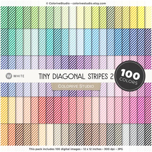 Stripe Digital Paper Scrapbook Papers Wallpaper Background - Etsy