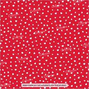 Confetti Hearts Digital Paper 100 Colors Rainbow Seamless Falling ...