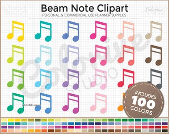 Scrapbooking Craft Supplies & Tools Musical Notes Clip Art Rainbow ...