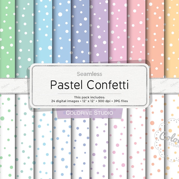 Pastel Confetti - Etsy