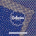 Royal Blue and Gold Digital Paper, Seamless Elegant and Geometric Gold ...