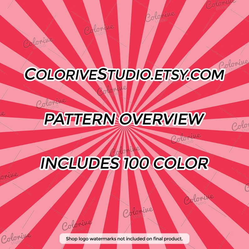 Tinted Starburst Digital Paper 100 Rainbow Colors Sunburst - Etsy