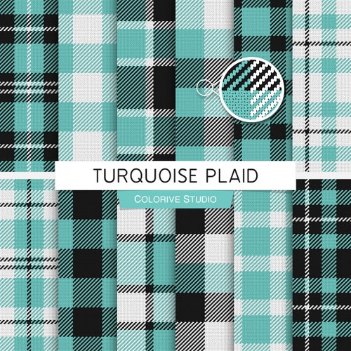 Red Plaid Digital Paper Buffalo Check Checkered Tartan - Etsy