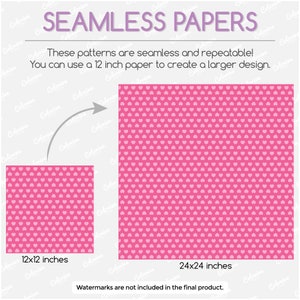 Tinted Hearts Digital Paper 100 Rainbow Colors Fun Chubby Heart Pattern ...