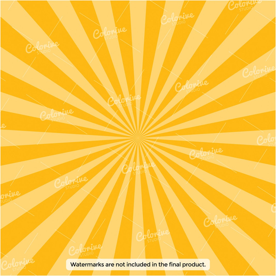 Tinted Starburst Digital Paper 100 Rainbow Colors Sunburst Light Burst ...