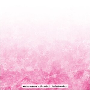 Ombre Watercolor Digital Paper 100 Rainbow Colors Gradient Water Colour ...