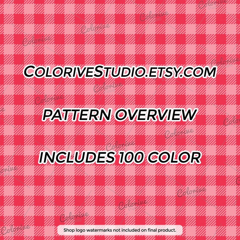 Tinted Buffalo Plaid Digital Paper 100 Rainbow Colors Buffalo - Etsy