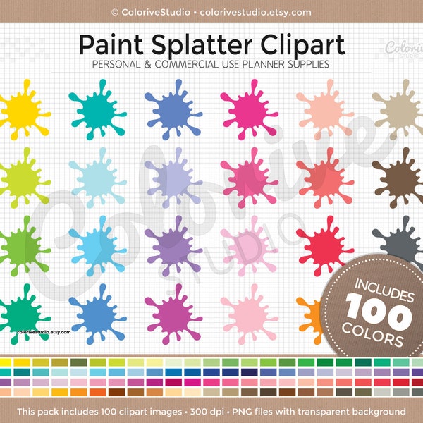 Splatter Painting - Etsy