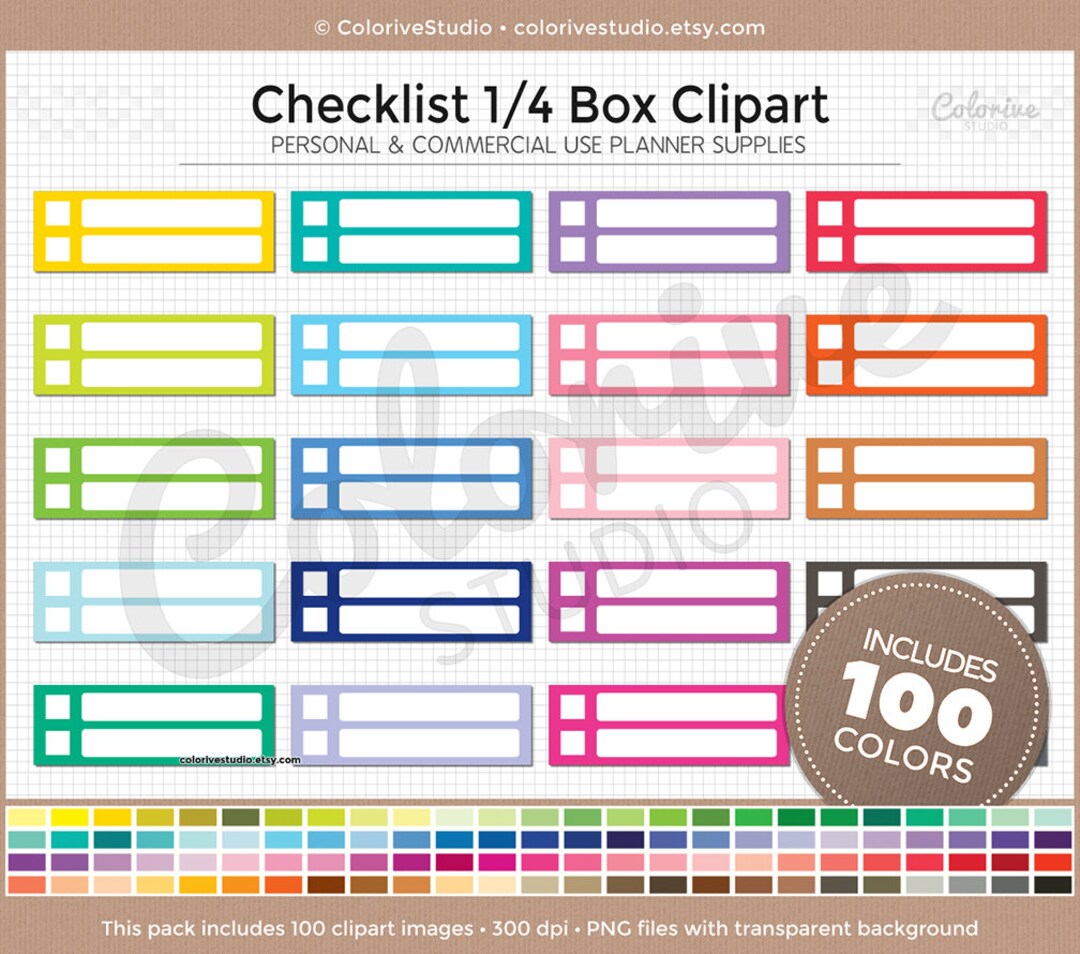 Pack This Classic Checklist Clipart