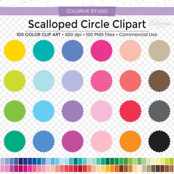 Circle Stickers Png - Etsy