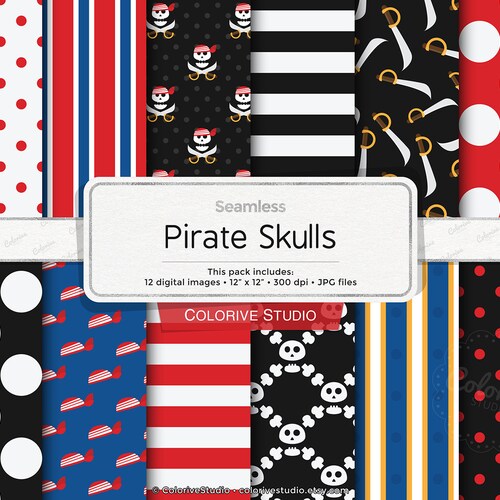 Digital Paper Commercial Use Scrapbook Patterns Background - Etsy