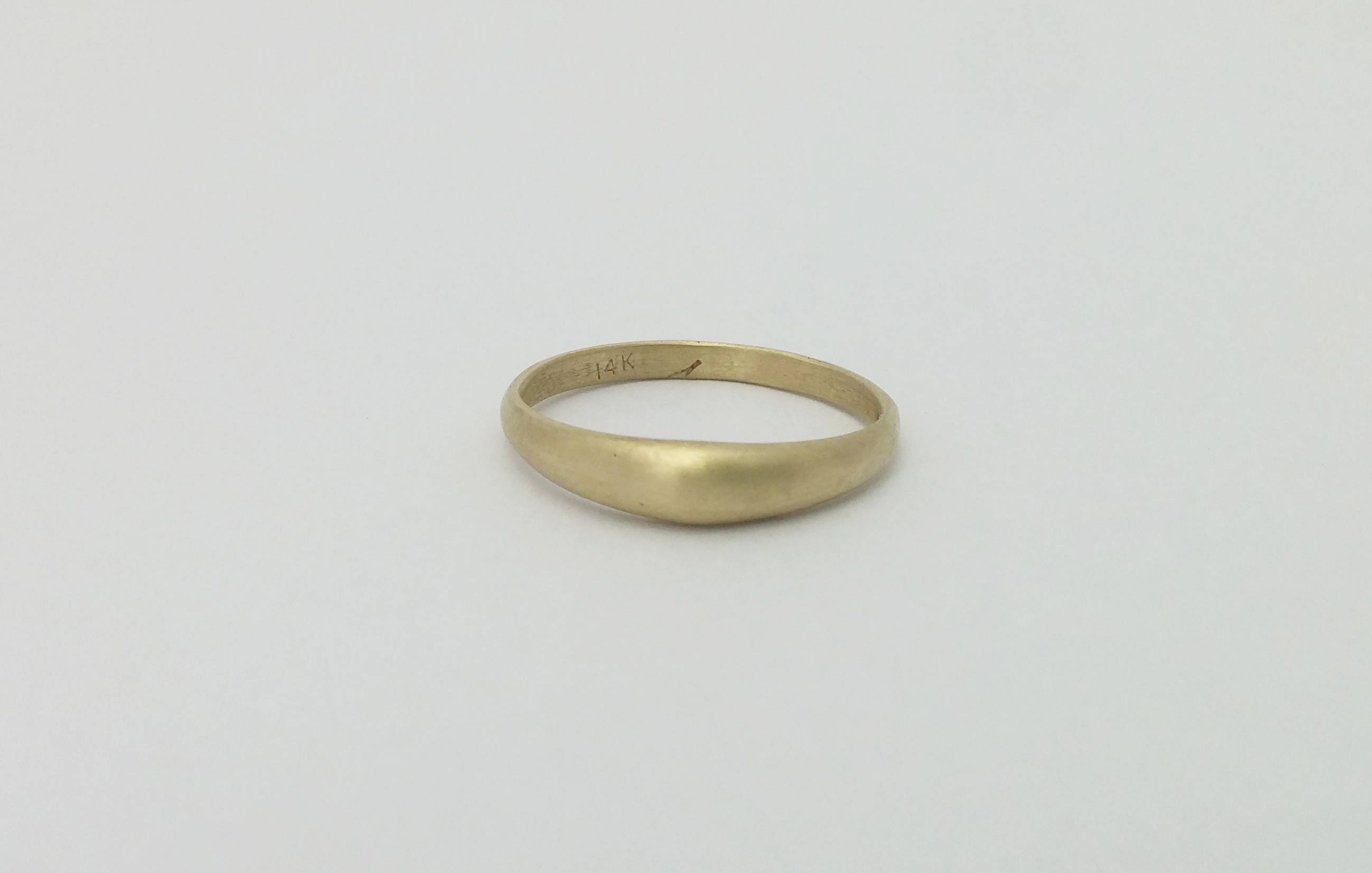 Expanding Gold Wedding Band, Solid Gold Dainty Ring, Rings for Women ...