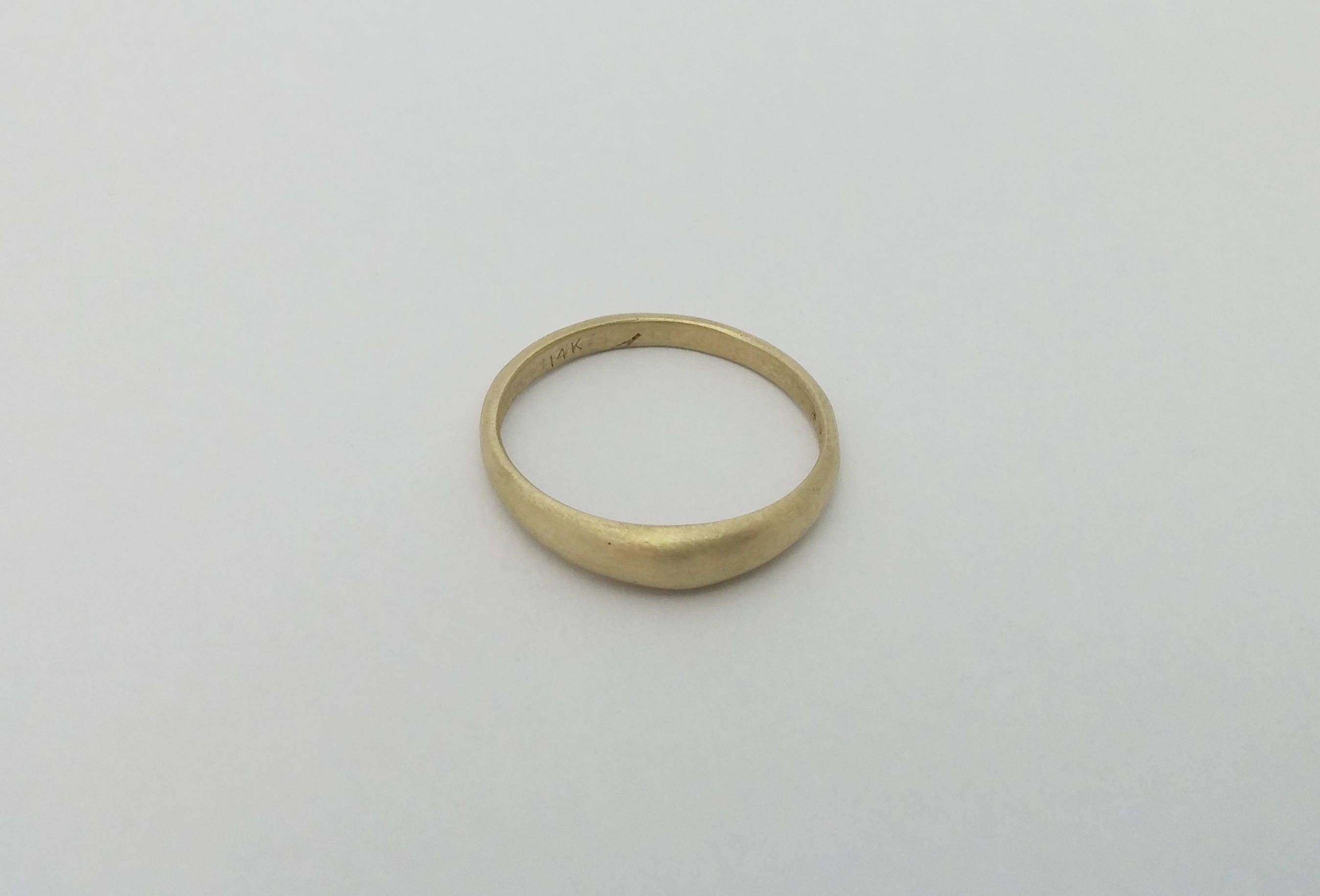 Expanding Gold Wedding Band Solid Gold Dainty Ring Rings for | Etsy