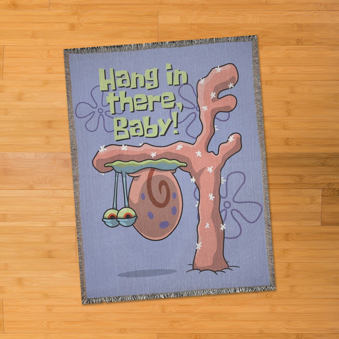 Hang in There Gary 60 X 80 Woven Blanket - Etsy