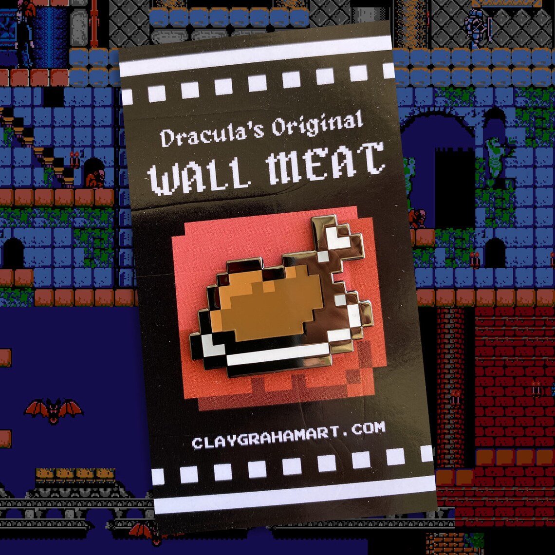 Wall Meat 1.25 Hard Enamel Pin - Etsy