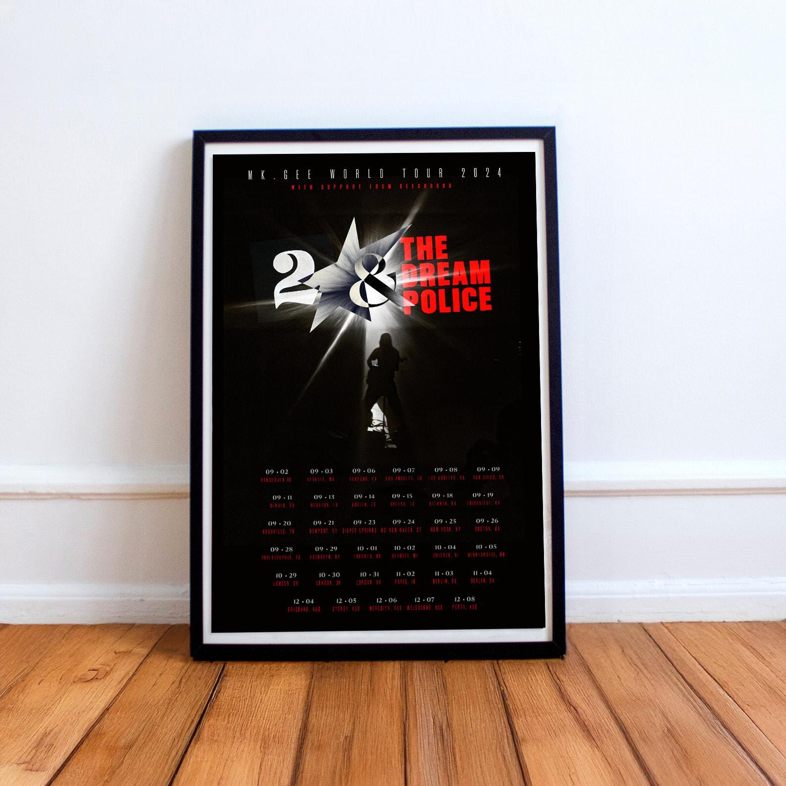 Mk.gee Tour Poster - Etsy