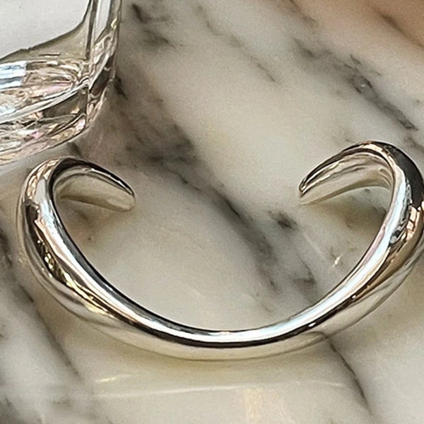 Silver Arm Cuff - Etsy