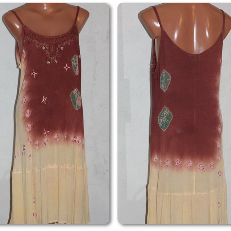 Batik Dress - Etsy
