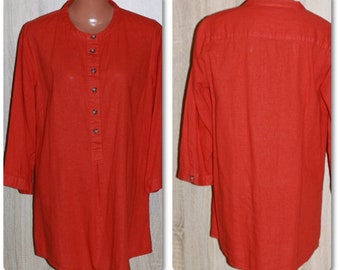 Silk Tunic Red Poppies Hand Painted - Etsy