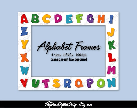 Alphabet Border Clip Art