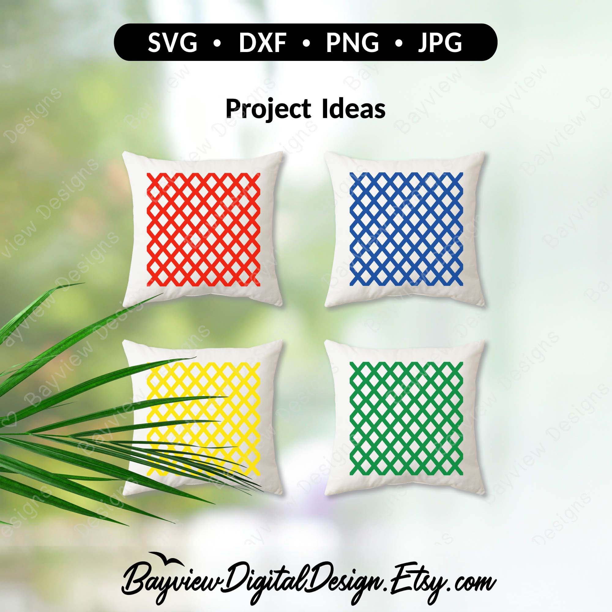 Lattice SVG Trellis clipart Screen CUT File Mesh pattern - Etsy México