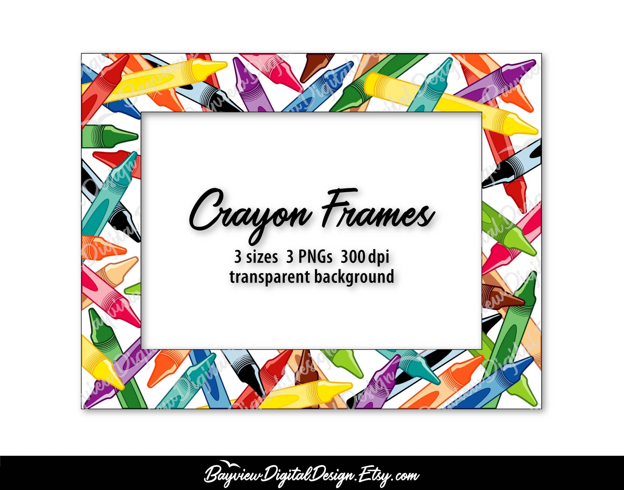 Crayon Border Clip Art