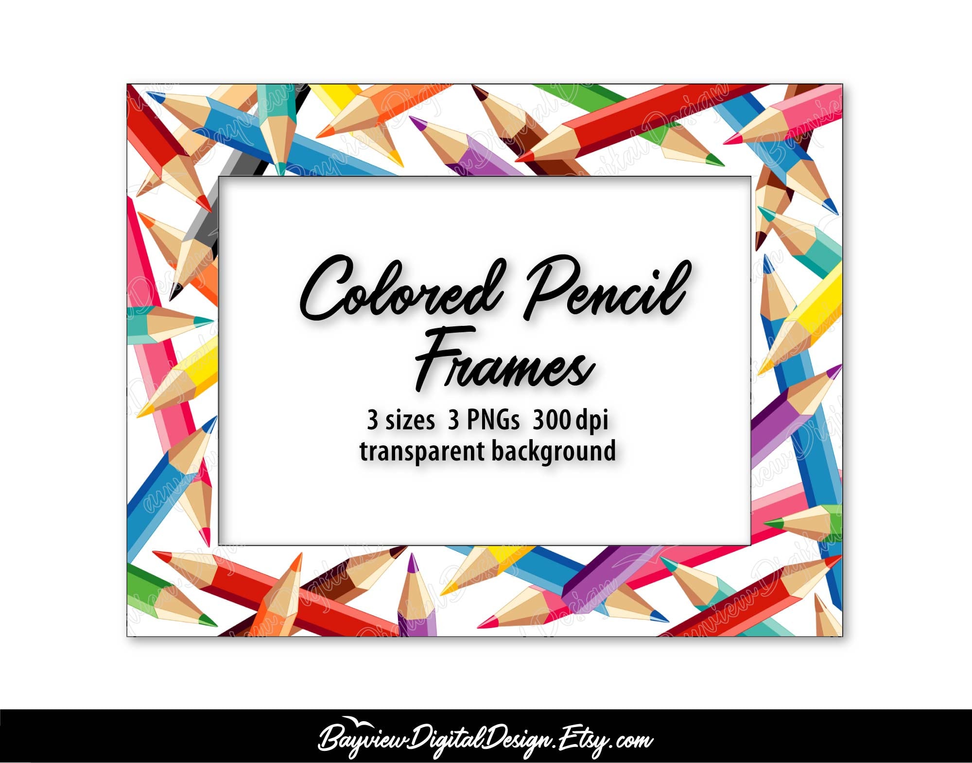 Pencil Borders Clip Art