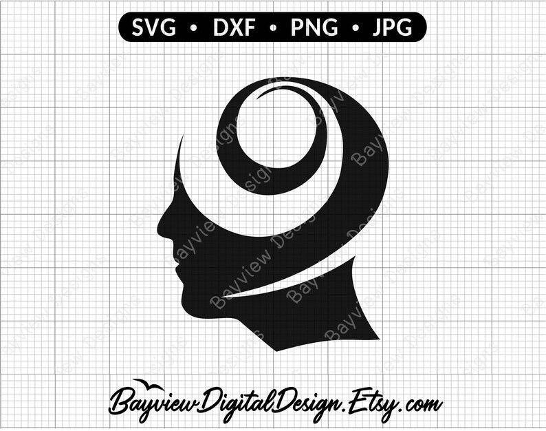 Hypnosis SVG, Human Profile PNG, Headache CUT File, Stress Clipart ...