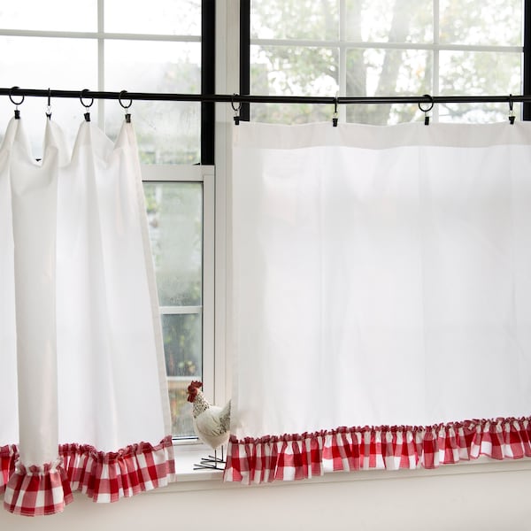 Ruffle Curtains - Etsy