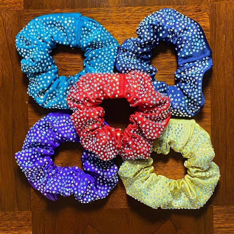 Hair Scrunchies Sparkles - Etsy