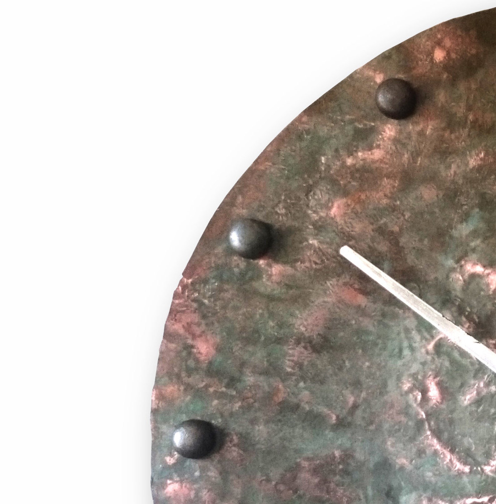 Large Copper Clock Big Wall Clock Home Decor Original | Etsy