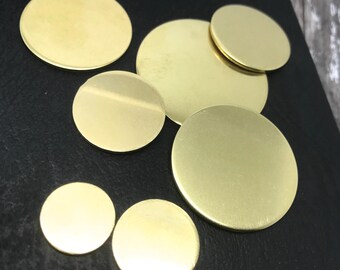 Brass disc | Etsy