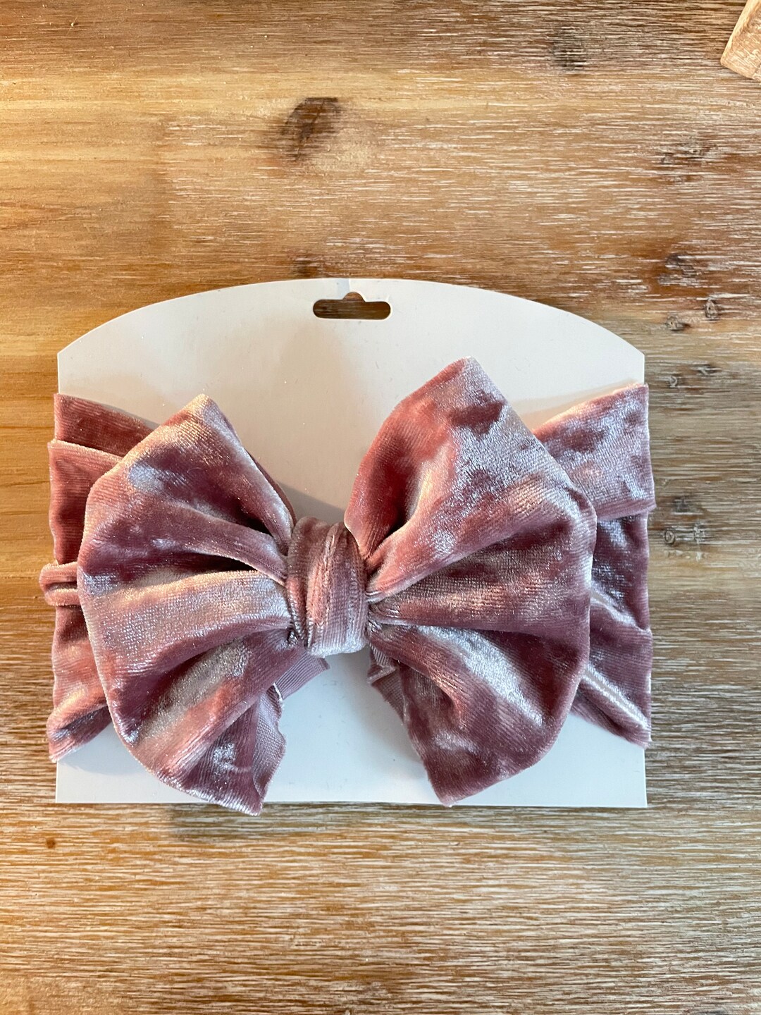 Dusty Pink Head Wrap, Velvet Head Wrap, Big Bow Head Wrap, Head Wrap ...