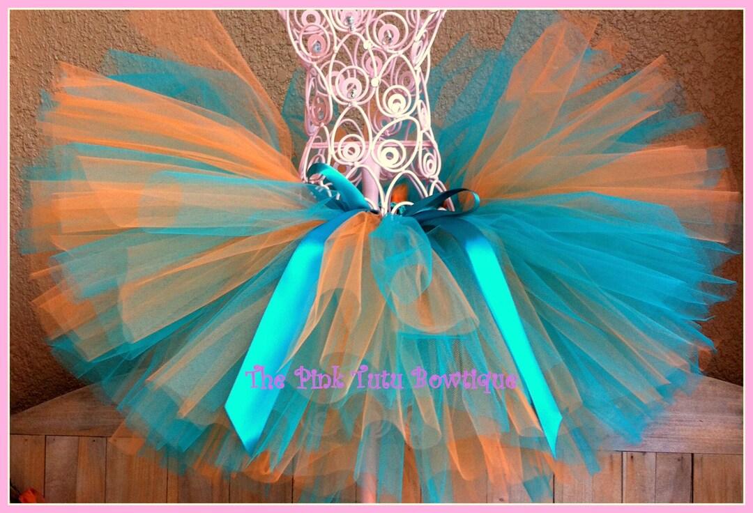 Adult Tutu, Football Tutu, Dolphins Tutu, Team Tutu, Miami Tutu, 5K Run ...