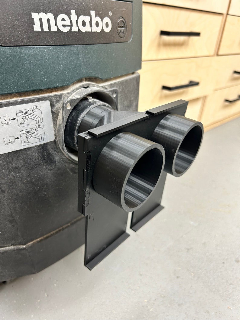 Shop Vac Y Splitter Blast Gate Adapter RIDGID, DEWALT, Craftsman, Bauer ...