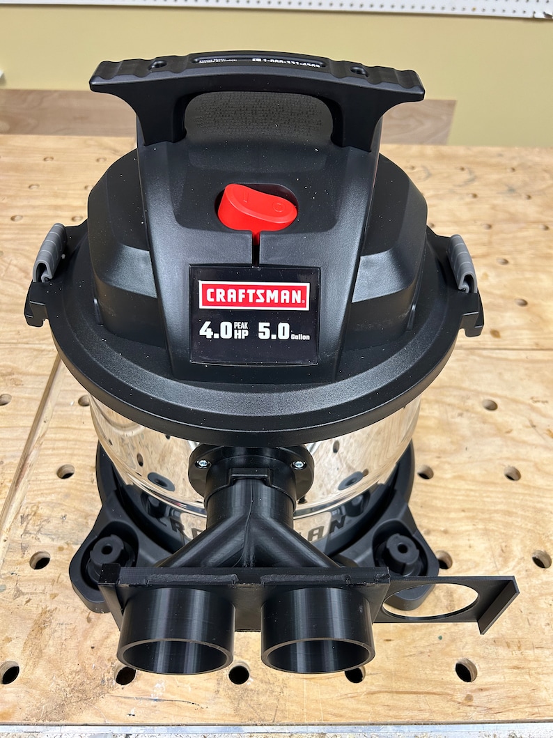 Craftsman Shop Vac Y Splitter Blast Gate Adapter - Etsy