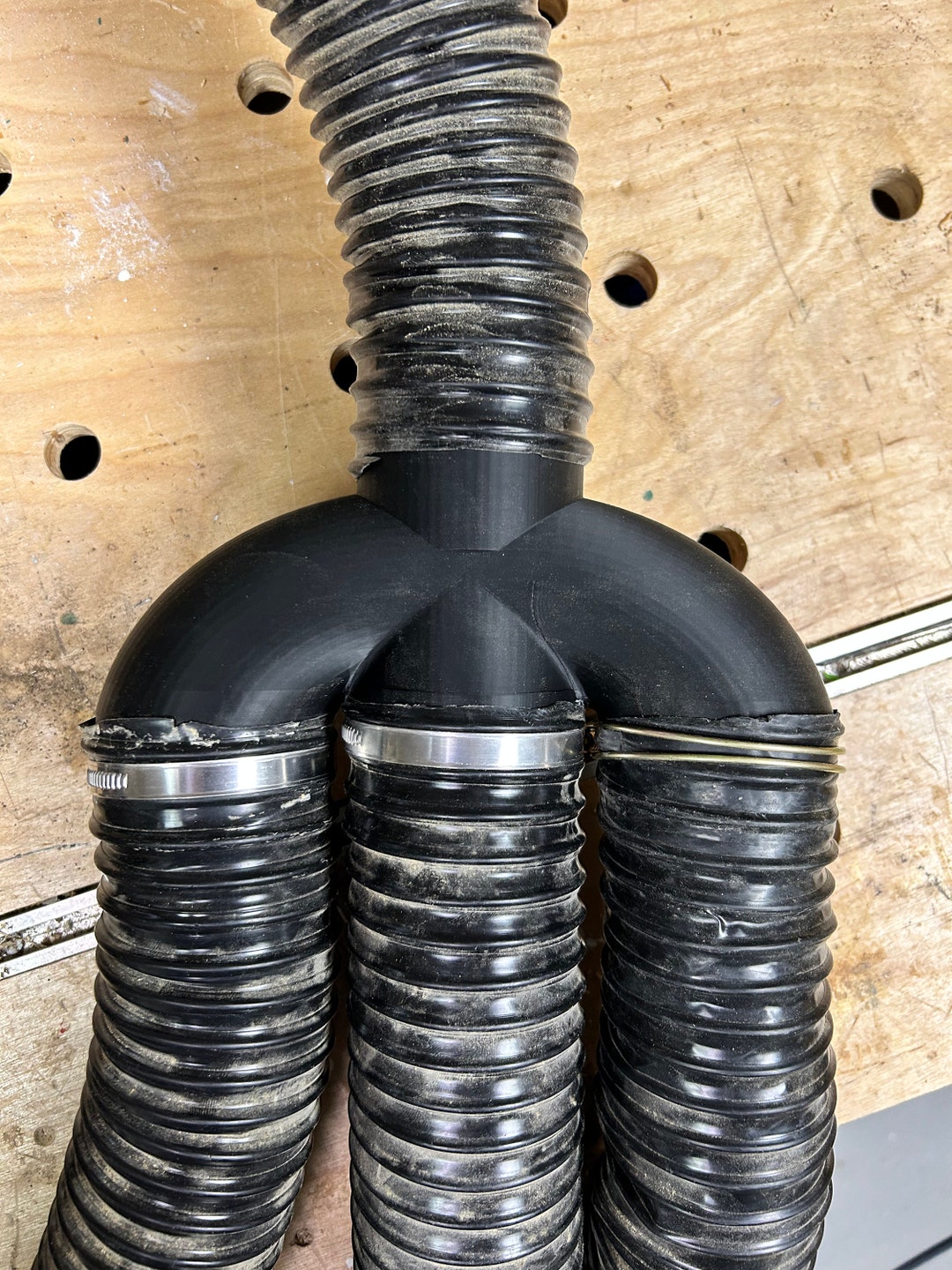 3 Way Y Splitter for 2.5" Dust Collection Hose - Etsy