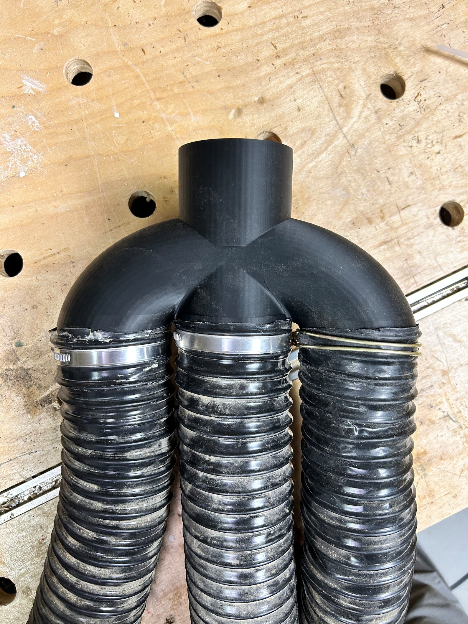 3 Way Y Splitter for 2.5" Dust Collection Hose - Etsy