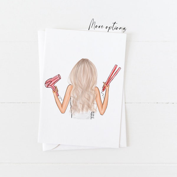 Hairdresser Card - Etsy