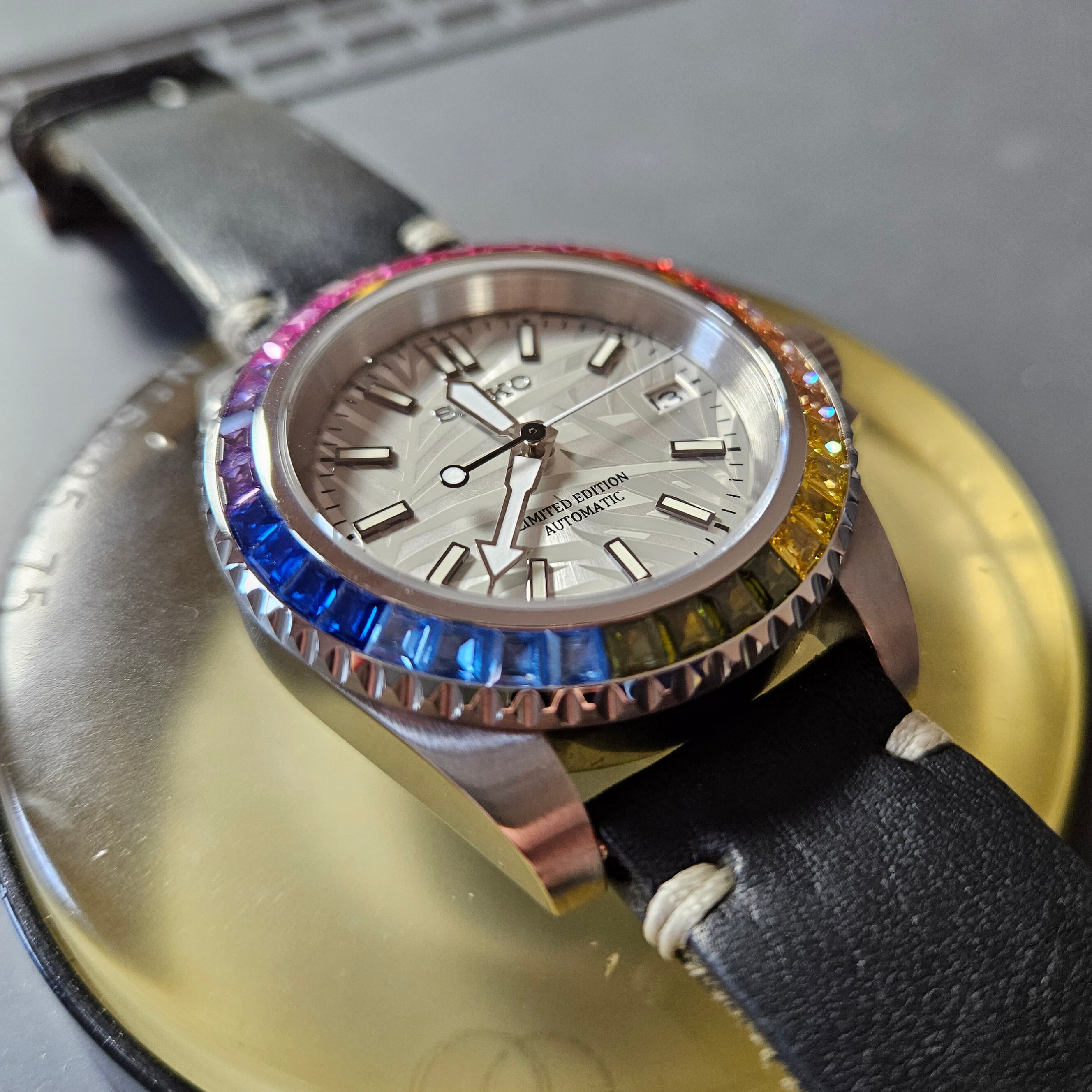 Rainbow Diver Custom Automatic Watch Seiko Mod - Etsy