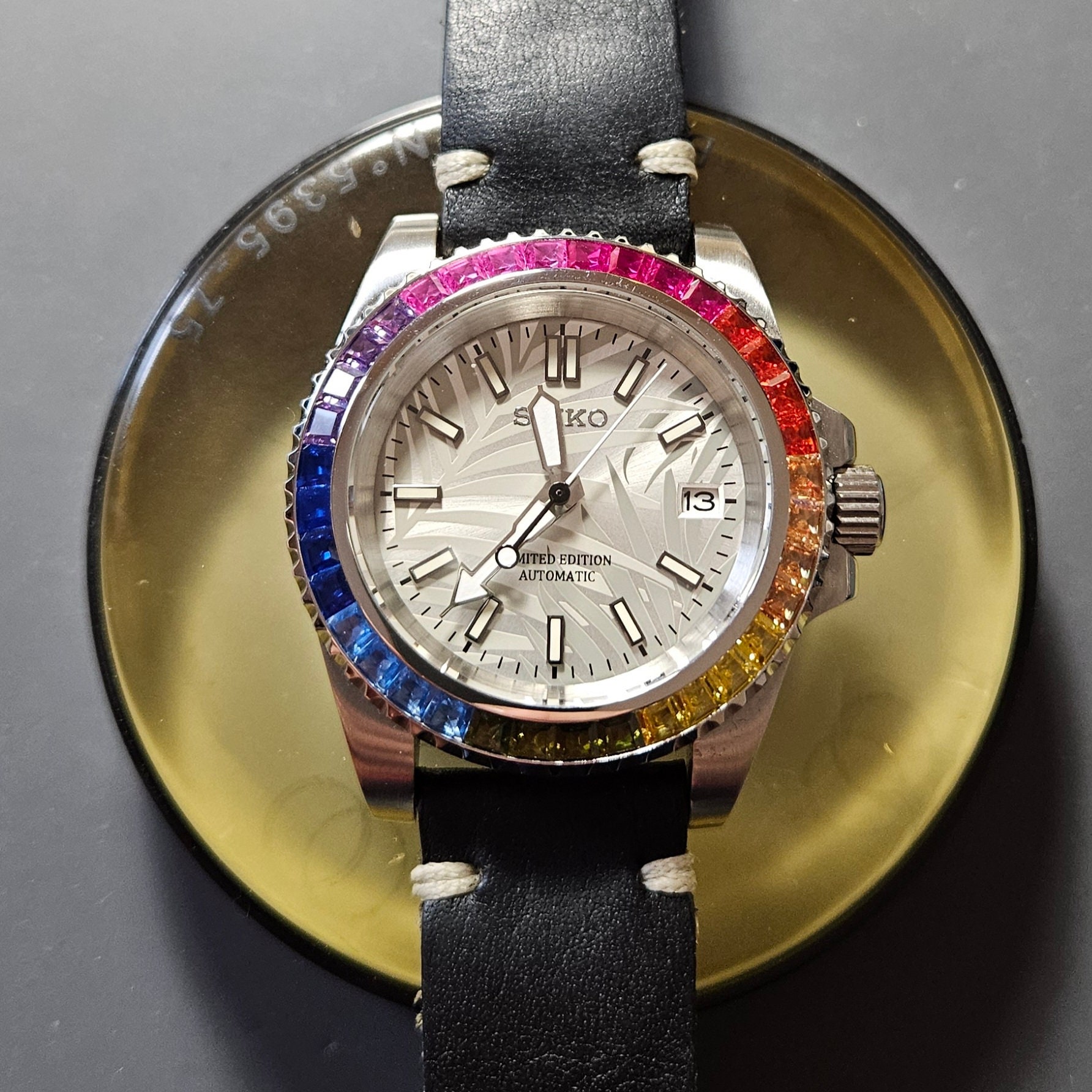 Rainbow Diver Custom Automatic Watch Seiko Mod - Etsy