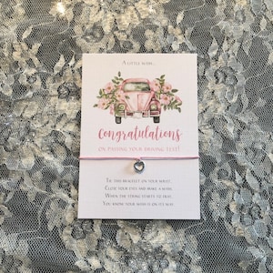 Congratulations on Passing Your Driving Test Driving Test Gift Heart ...