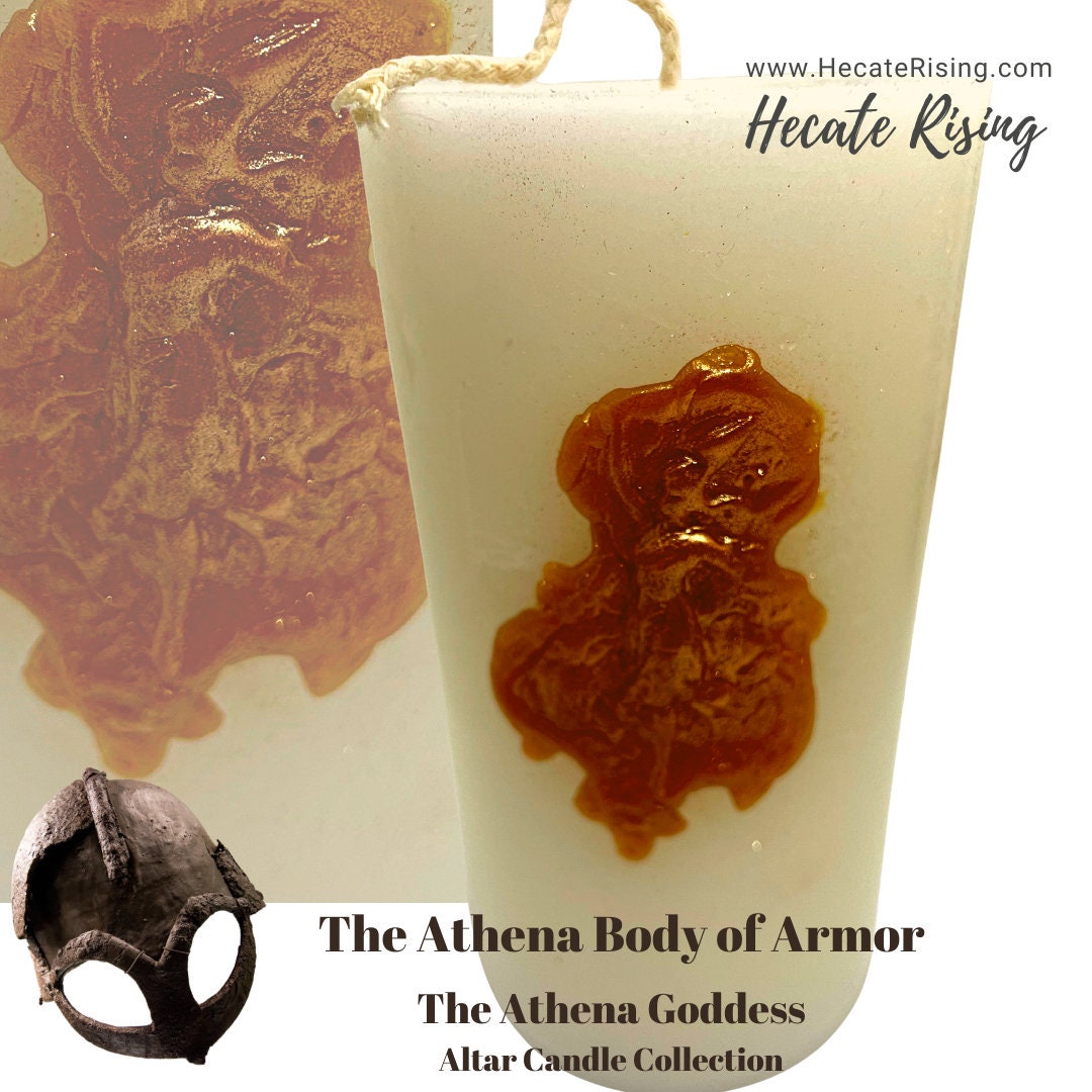 The Athena Goddess Altar Candle Collection Athena Devotee - Etsy