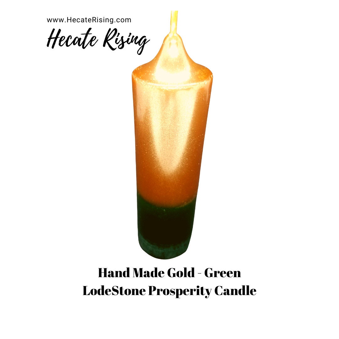 Handmade Double Action / Reversible Candle Green/black and - Etsy