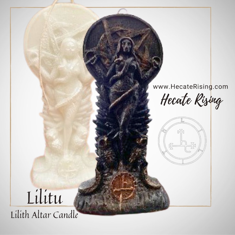 Lilitu - Lilith Devotion Handmade Altar Candle - Etsy