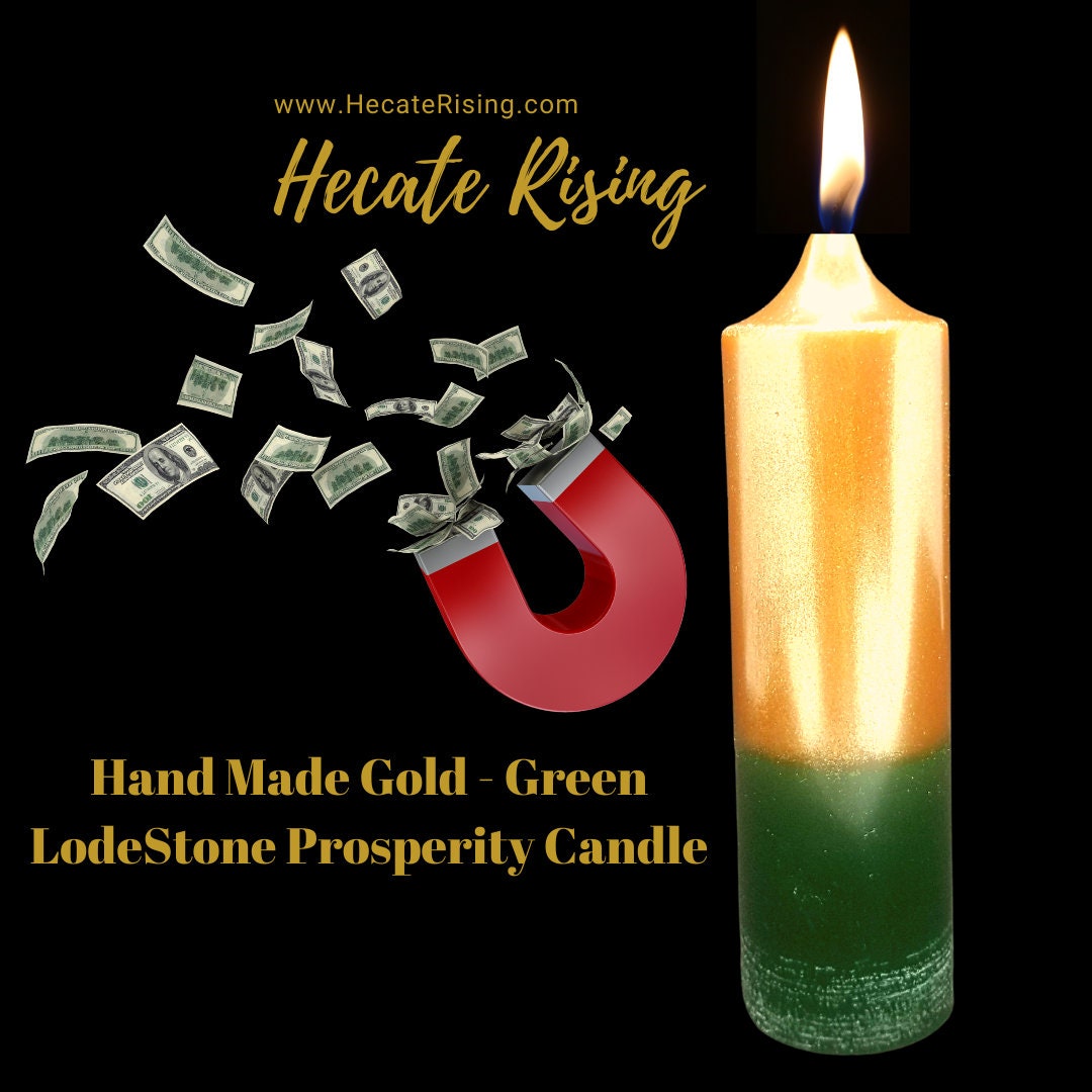 Handmade Double Action / Reversible Candle Green/black and - Etsy