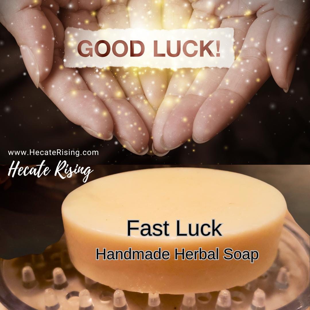Fast Luck Soap -- Made by Hand With Essential Oils and Herbs - Etsy