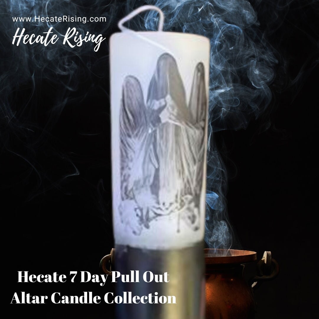 Hecate 7 Day Pull Out Candle Collection Handmade Pull Out Candles With ...
