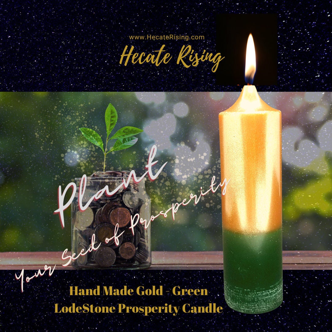 Handmade Double Action / Reversible Candle Green/black and - Etsy